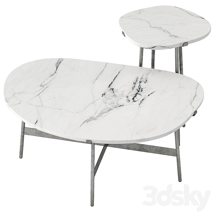 Primitive 2 coffee table Henge - Table - 3D model