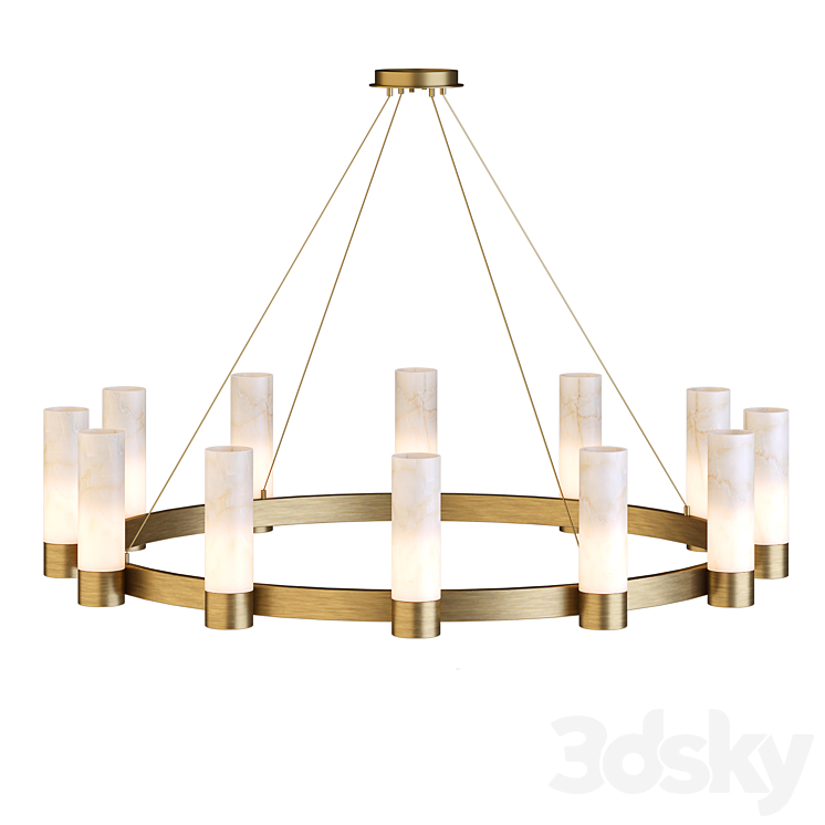 Eichholtz CHANDELIER CASTRO - Pendant light - 3D model