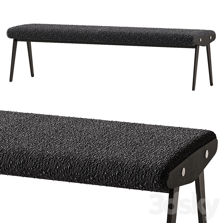 CB2 Baja bench - Other soft seating - 3D model