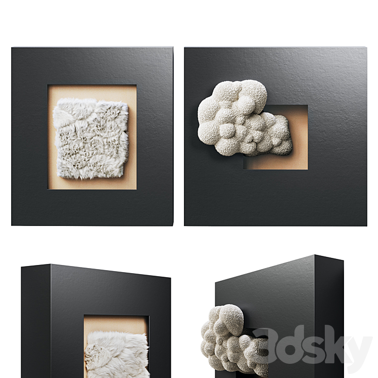 Wall art objects - Frame - 3D model