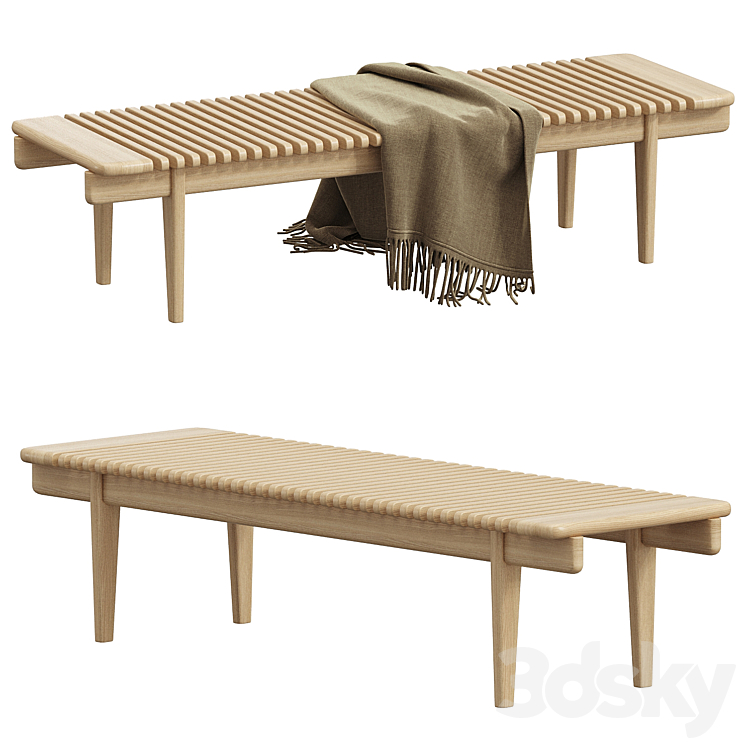 PP589 BAR BENCH Designed by Hans JWegner - Other - 3D model
