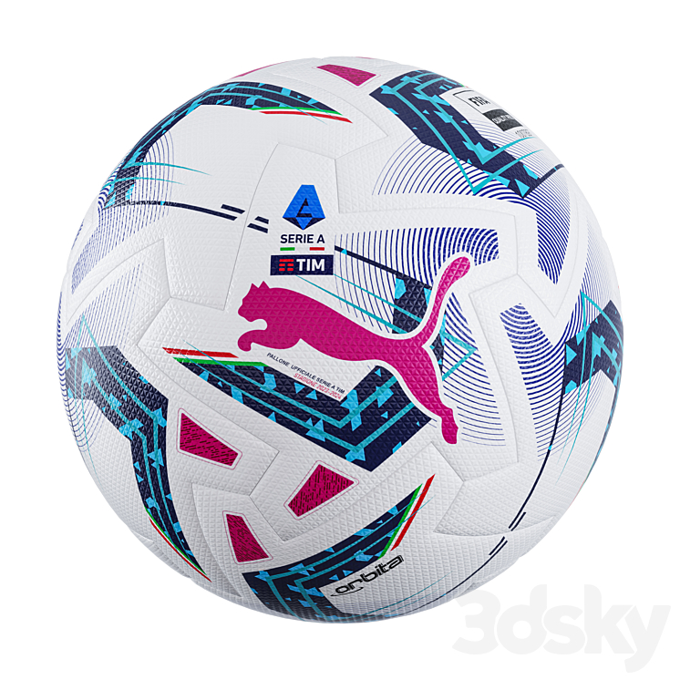 Puma Italian Serie A balls - Sports - 3D model