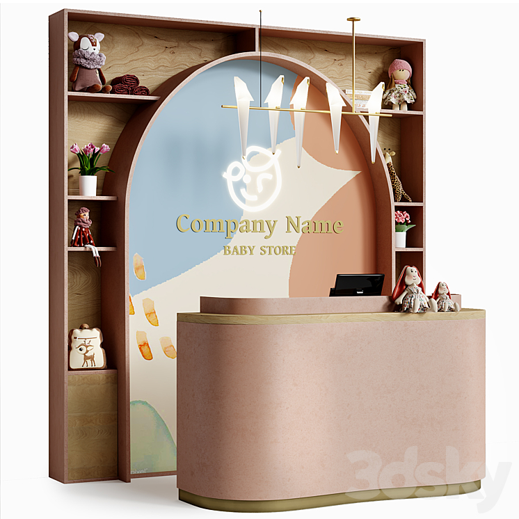 cashRegister - Shop - 3D model