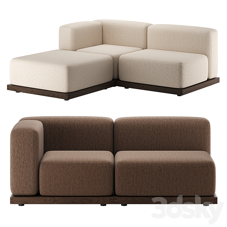 N-S02 Sofa by Karimoku Case Study - Sofa - 3D model