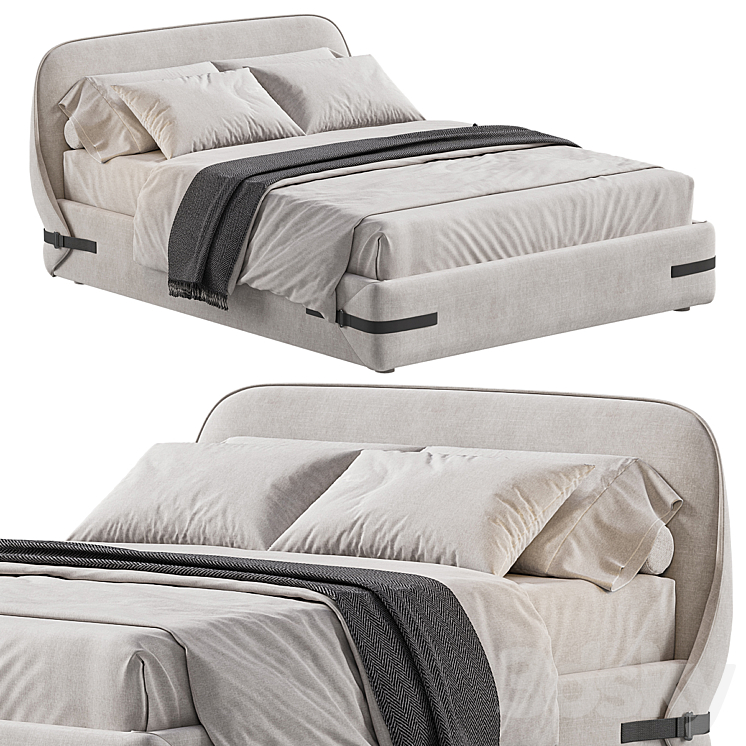 Tape bed by Novamobili - Bed - 3D model