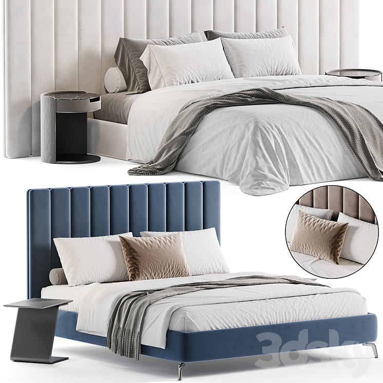 Atlanta bed by Furnitureform - Bed - 3D model