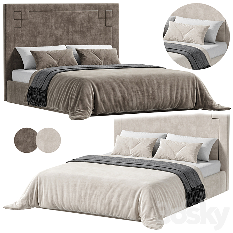 DARS Bed by cazarina - Bed - 3D model