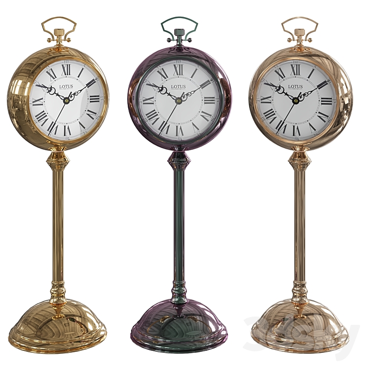 table clock 30 - Watches & Clocks - 3D model