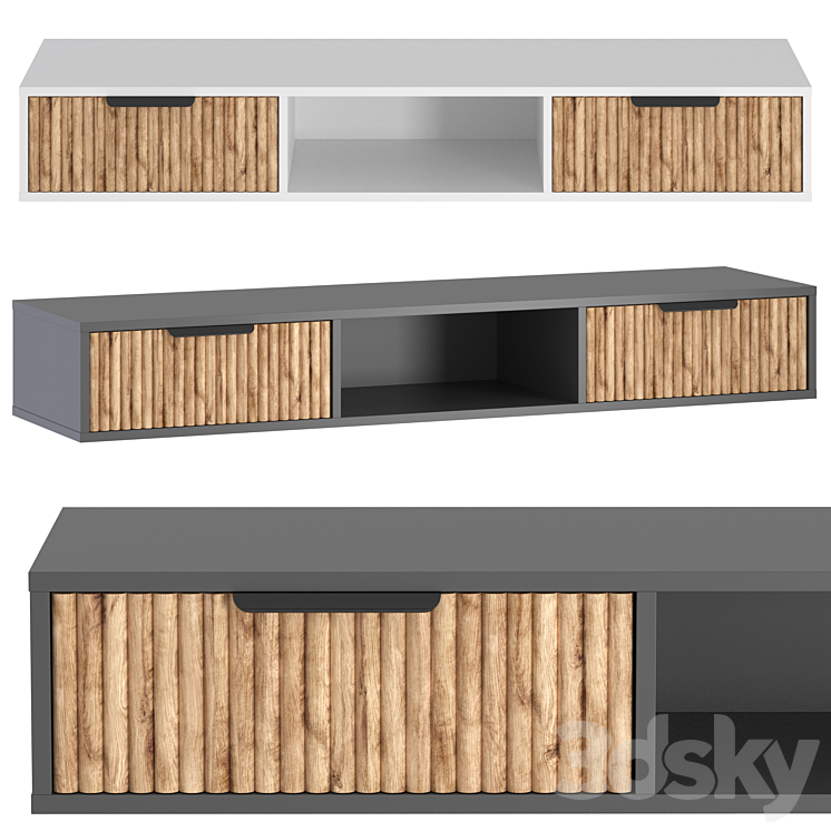 TV stand Levante-5 - Sideboard & Chest of drawer - 3D model