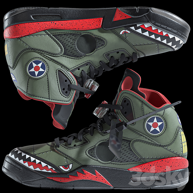 Nike Monster - Сlothes and Footwear - 3D model