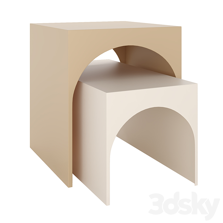 Kristina Dam Arch Table - S/L - Table - 3D model