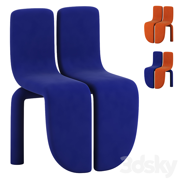 TONGUE CHAIR - Chair - 3D model