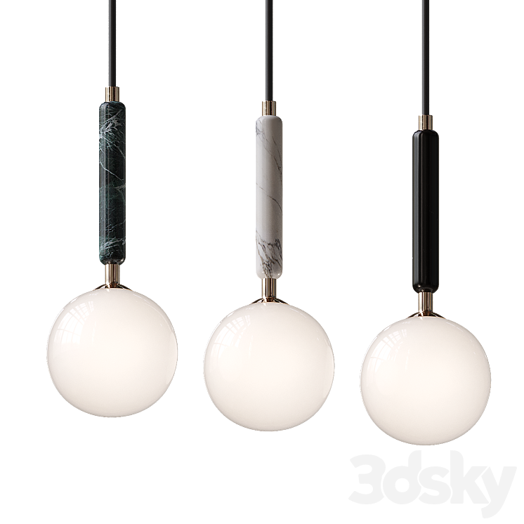 Petit B pendant light - Pendant light - 3D model