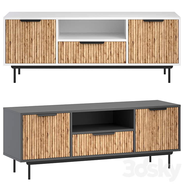 TV stand Levante-3 - Sideboard & Chest of drawer - 3D model