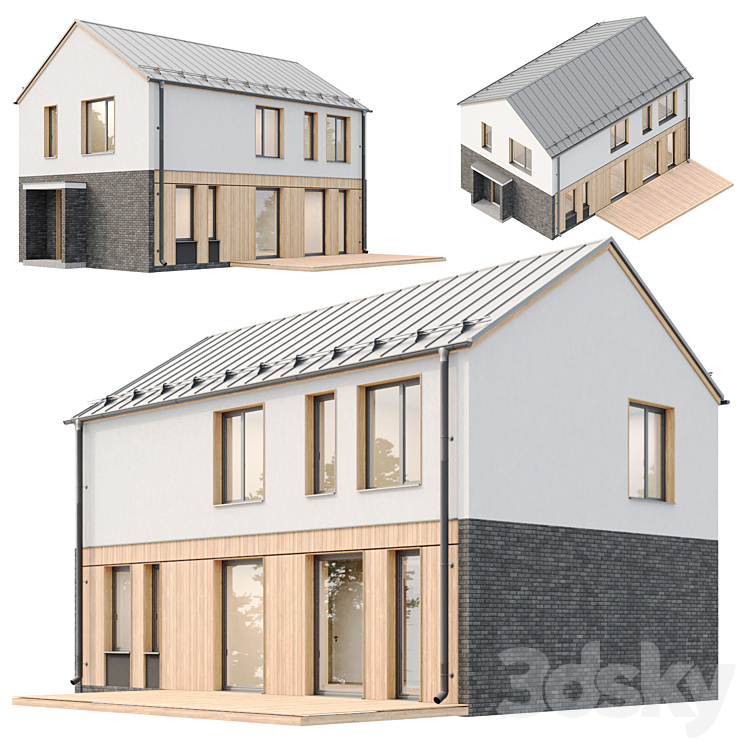 House Type-2 - Building - 3D model