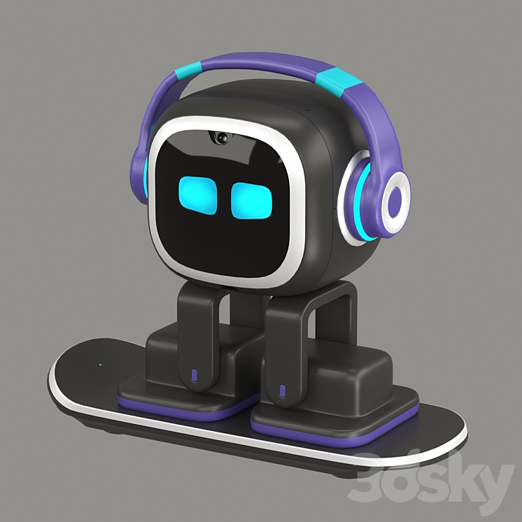 Desktop pet robot EMO - Toy - 3D model