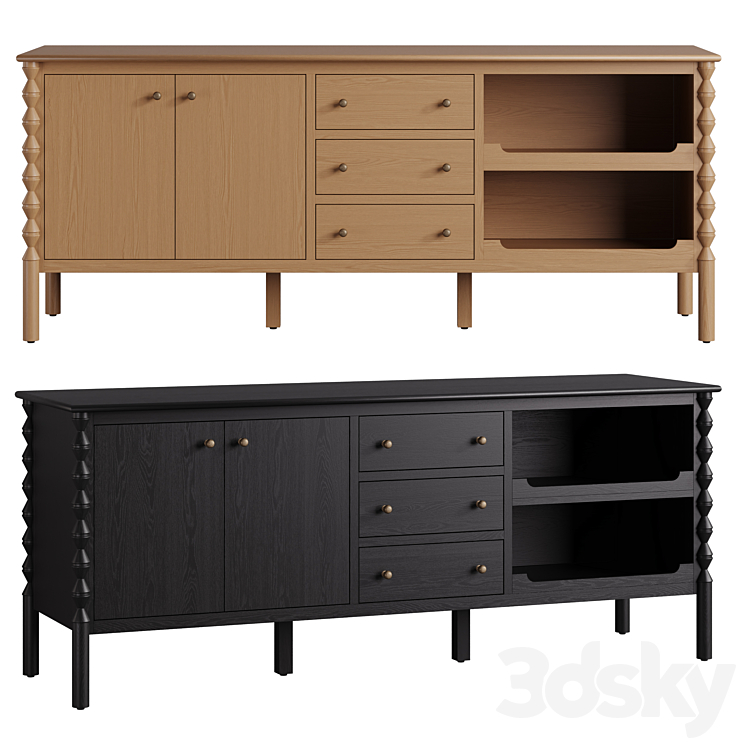 Lulu and Georgia Topia Sideboard - Sideboard & Chest of drawer - 3D model