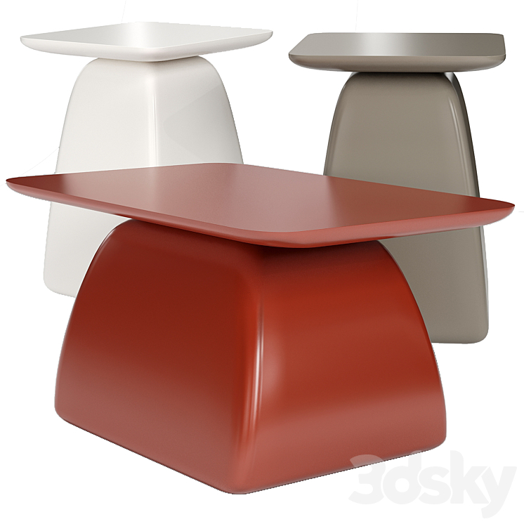 Cliff coffee table - Table - 3D model