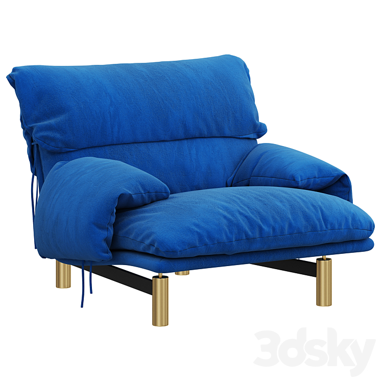Baxter JO - Arm chair - 3D model