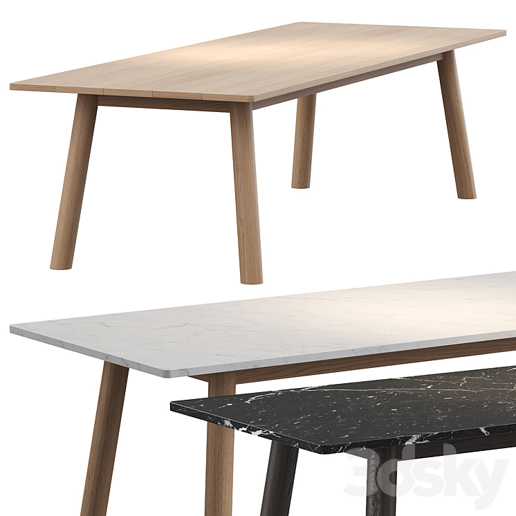 Bull table from B&b Italia brand - Table - 3D model