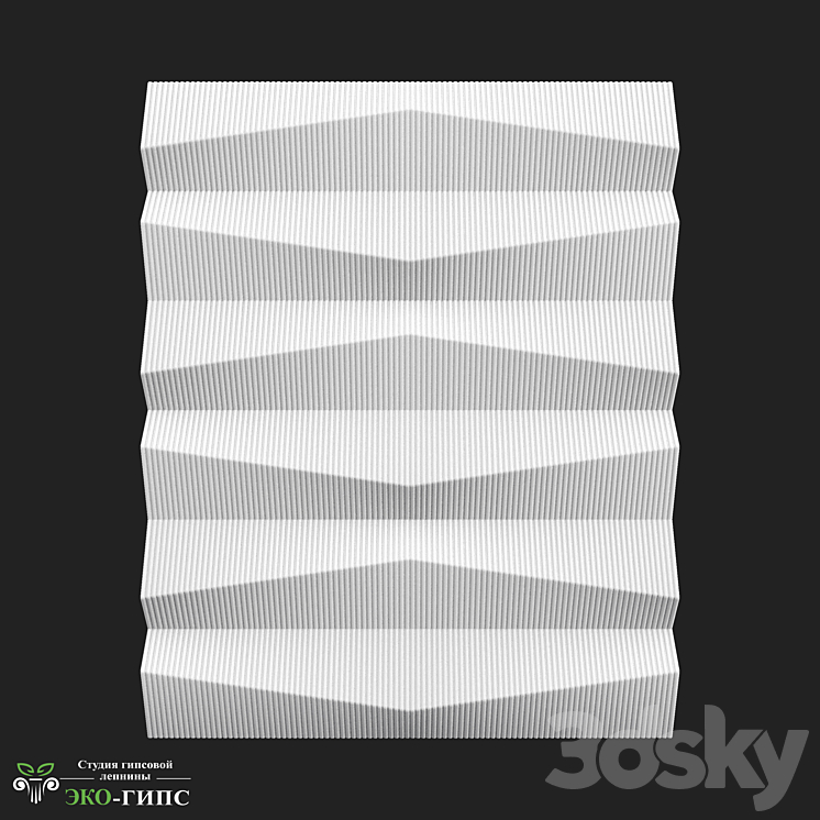 3D Panel RIDGE - 3D panel - 3D model
