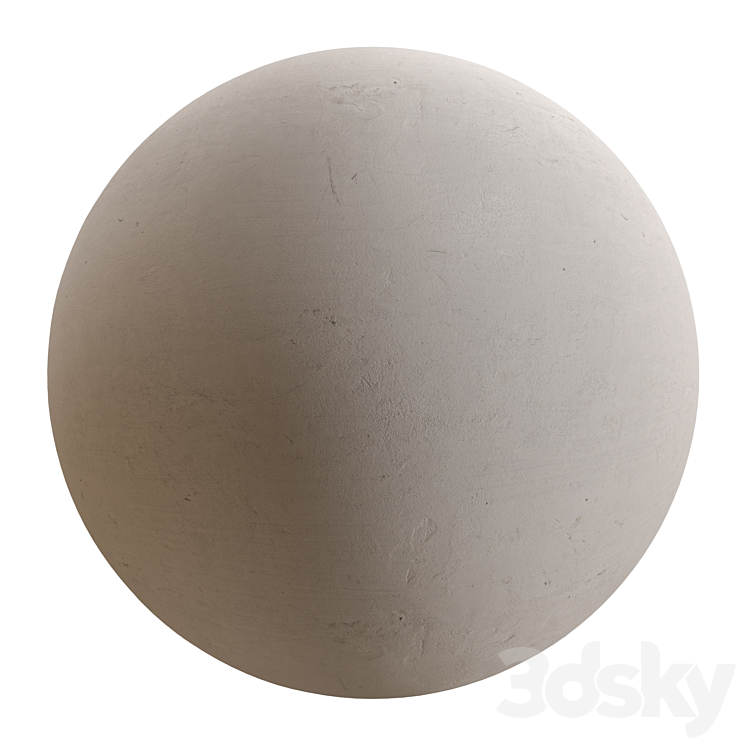 Plaster-039 - Wall covering - 3D model