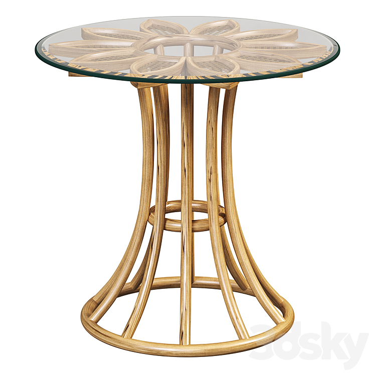 SUNFLOWER SIDE TABLE by bakerfurniture - Table - 3D model