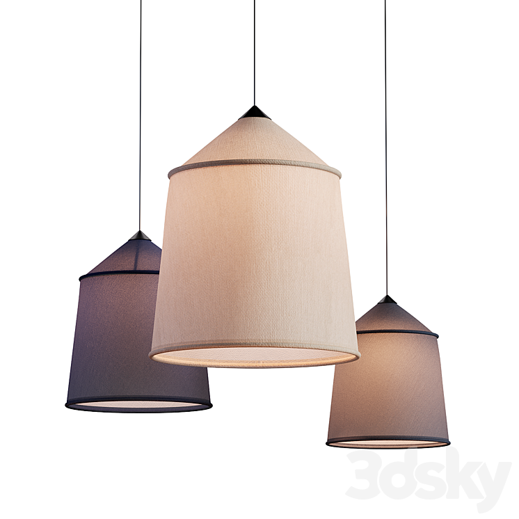 Jaima Outdoor by Marset - Pendant light - 3D model