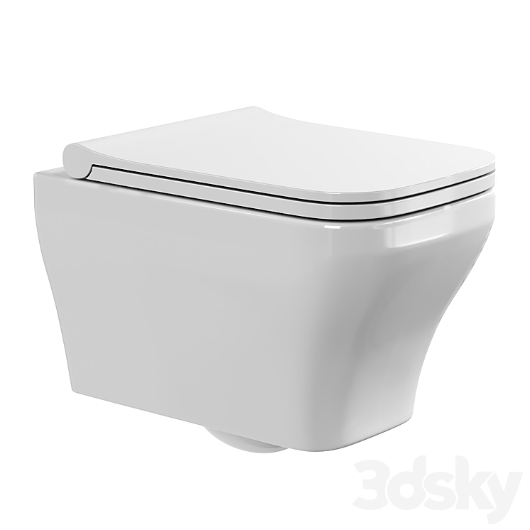 Wall hung toilet Allen Brau Infinity - Toilet and Bidet - 3D model