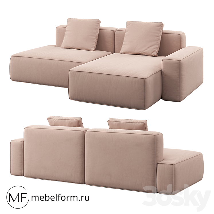Om Sofa Toronto 010 - Sofa - 3D model