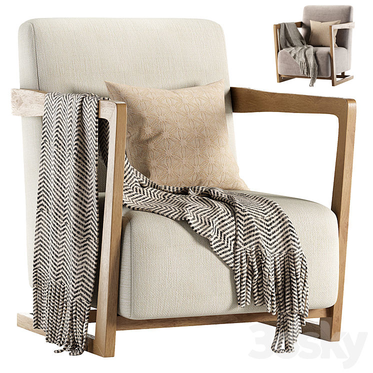 Waller Street Chair - Arm chair - 3D model