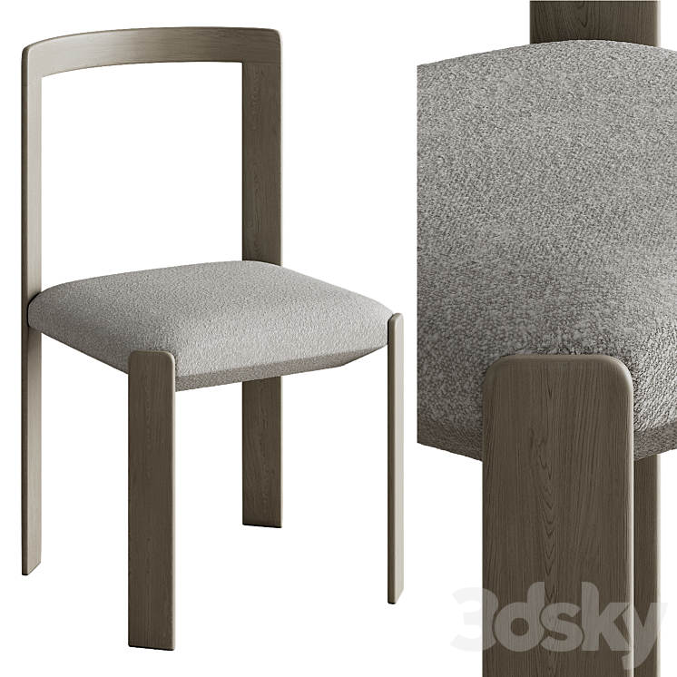 Chair "Hoe" CH02 by NW.Bureau - Chair - 3D model