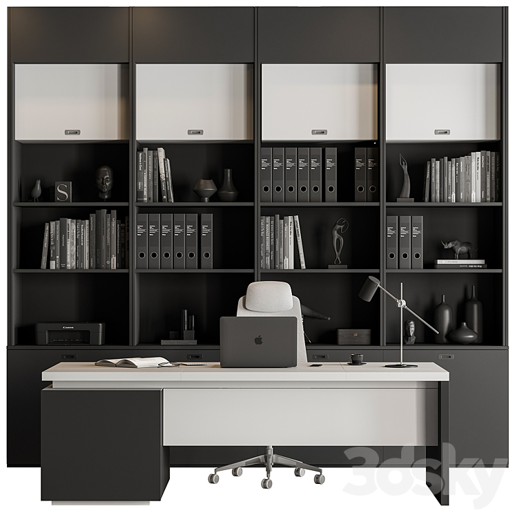 Boss Desk - Office Furniture 552 - Office furniture - 3D model