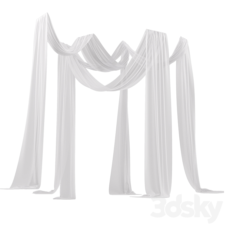Drapery - Other decorative objects - 3D model