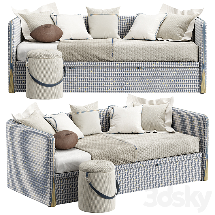 Baby bed ZIPP Manifesto - Bed - 3D model