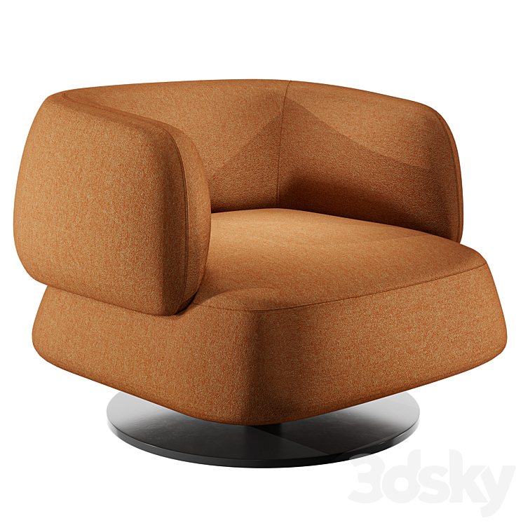 Lago ZEPPELIN - Arm chair - 3D model