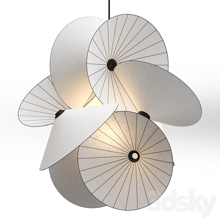 Serpentine Pendant Light - Pendant light - 3D model