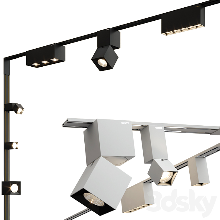 OZ By TARGETTI - Technical lighting - 3D model
