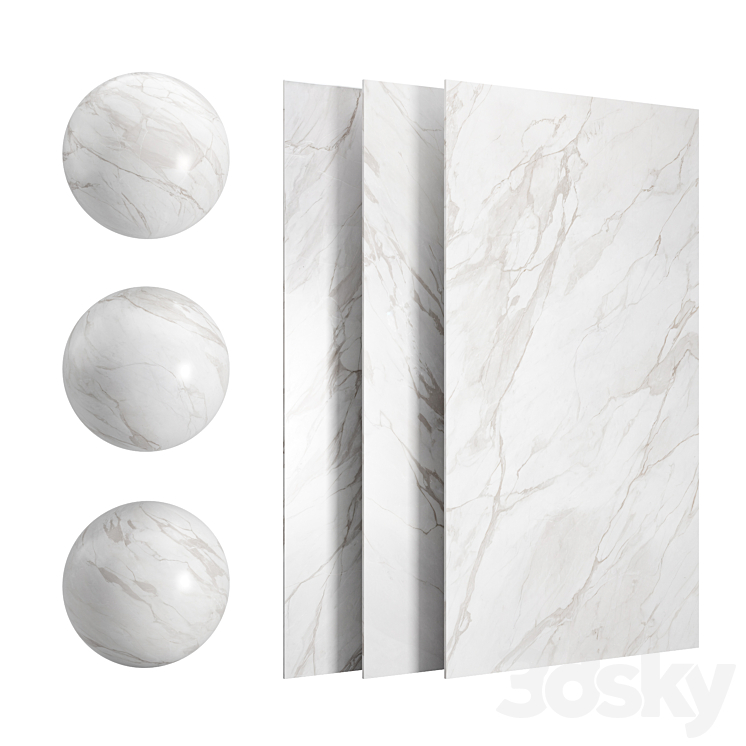 Arabesco Versilia marble - Stone - 3D model
