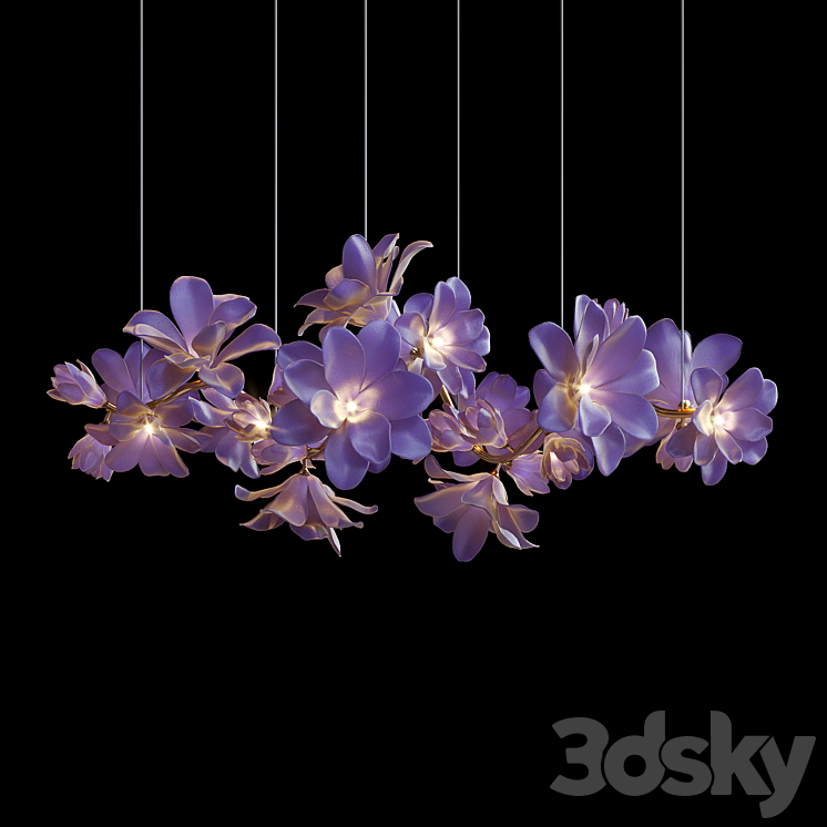 Light composition Vargov®Design - LC0388 Bloomlight - Pendant light ...