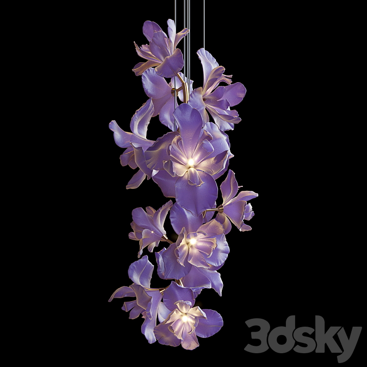 Light composition Vargov®Design - LC0389 Bloomlight - Pendant light ...