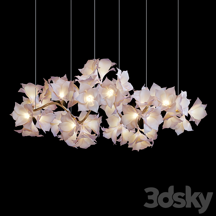 Light composition Vargov®Design - LC0391 Bloomlight - Pendant light ...