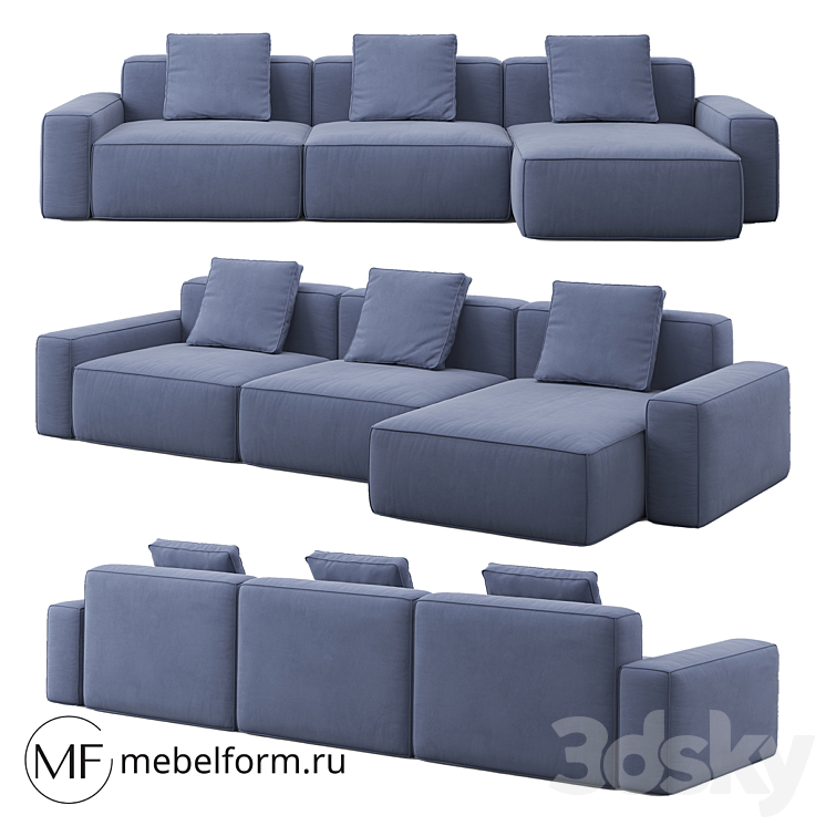 OM Sofa Toronto 031 - Sofa - 3D model