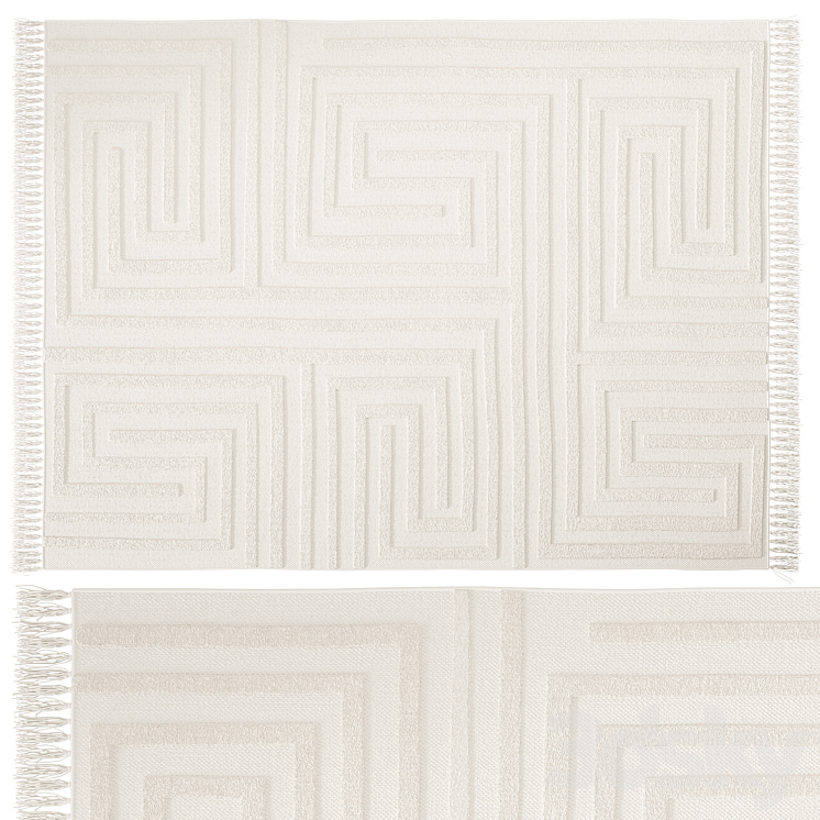 Labyrinth Hilo Tufted Rug - Carpets - 3D model