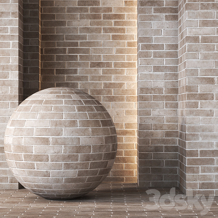 Brick Texture 4K - Seamless - Brick - 3D model