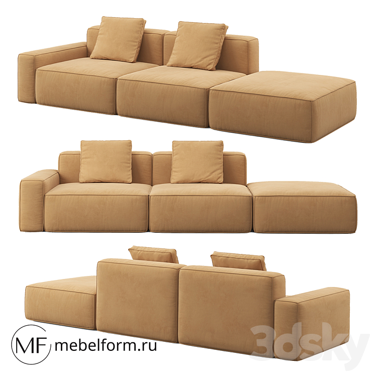 OM Sofa Toronto 032 - Sofa - 3D model