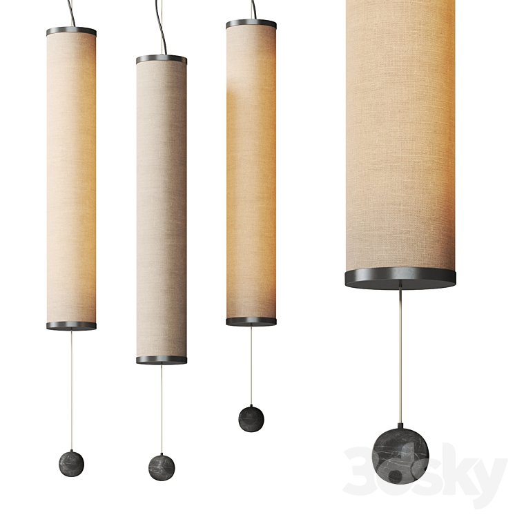 Nooi by Aromas del Campo - Pendant light - 3D model