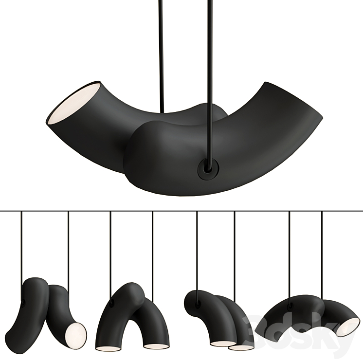 HYPHEN - Pendant light - 3D model