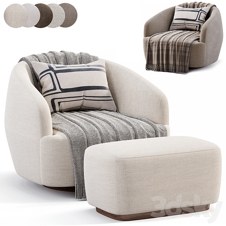 Sumo Lounge Chair By Hollyhunt - Arm chair - 3D model