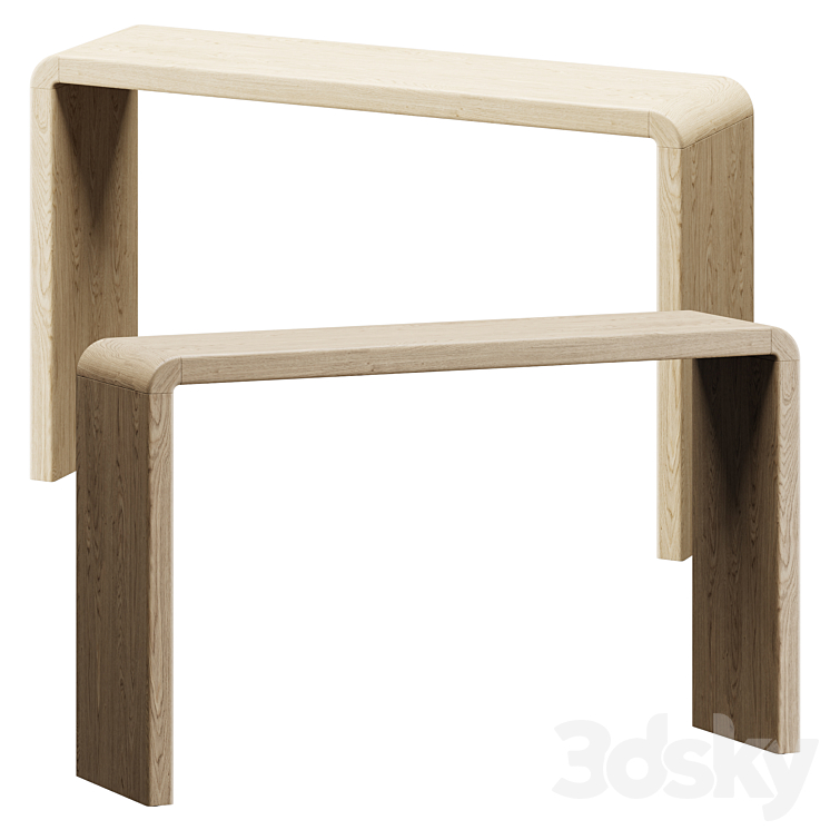 Talakona Waterfall Console Table - Console - 3D model
